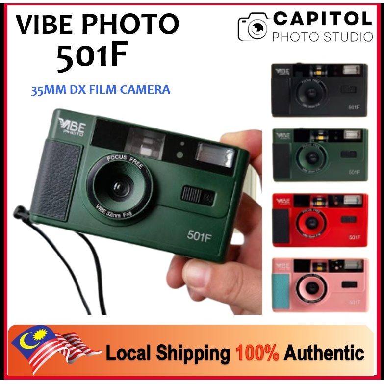 Vibe Vintage Retro 501F 35mm Reusable Film Camera | Shopee Malaysia