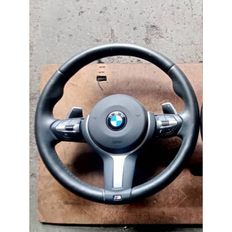 BMW F30 3 SERIES M SPORT GENUINE STEERING WHEEL WITH AIRBAG COMPLETE ...