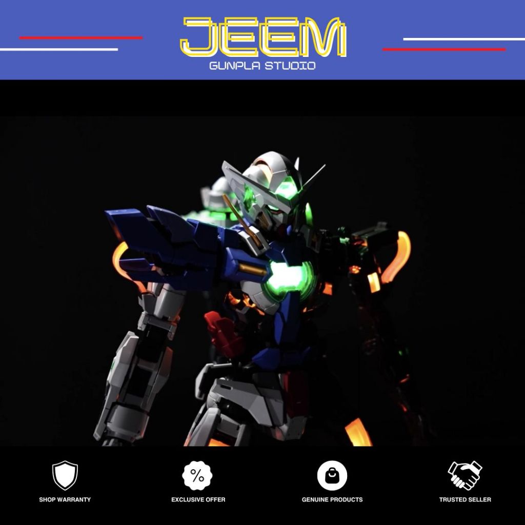 KOSMOS PG 1/60 Exia Gundam LED Unit | Shopee Malaysia
