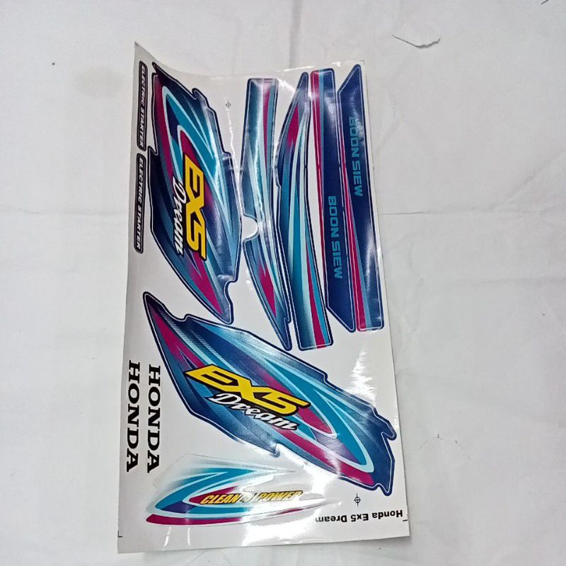 Honda EX5 DREAM STICKER Set RUNCING H793 (CLEAR STOCK) | Shopee Malaysia