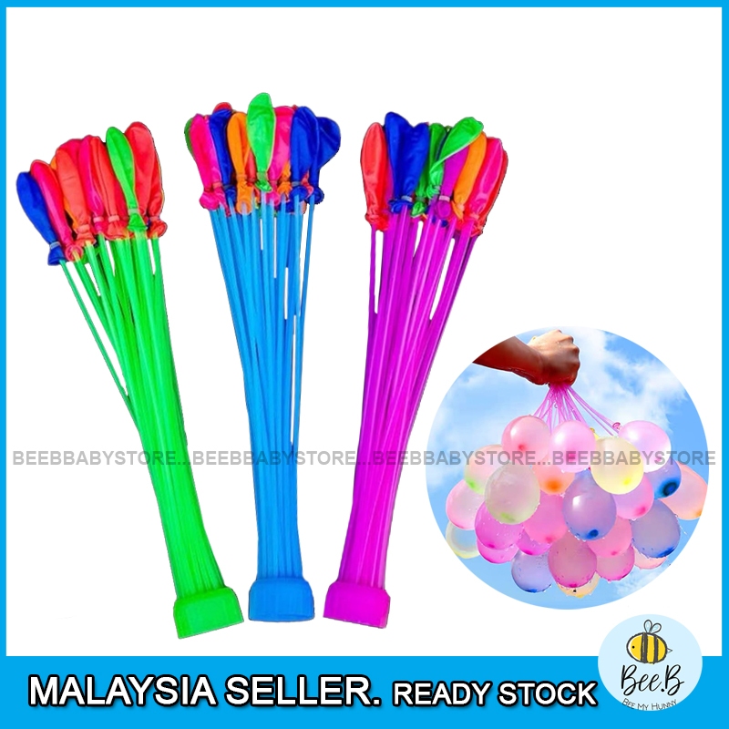 111 Pcs Children's Outdoor Party Quick Fill Self Sealing Balloon Fun ...