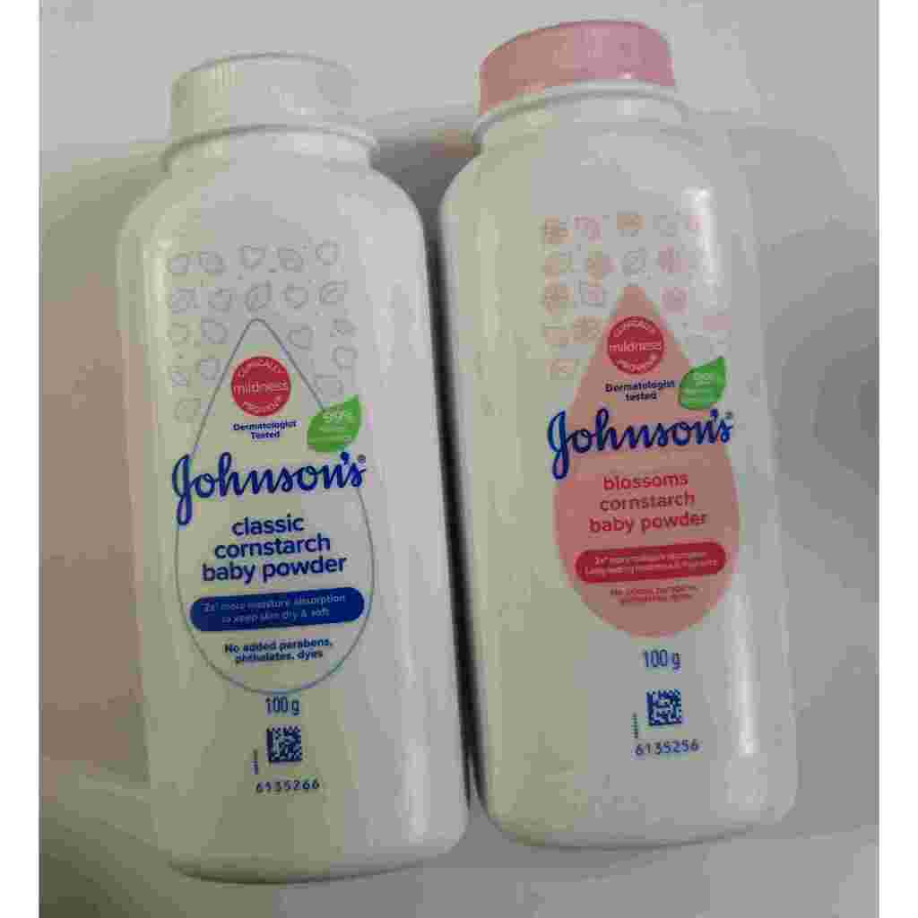 JOHNSON'S CORNSTARCH BABY POWDER 100G CLASSIC BLOSSOMS | Shopee Malaysia
