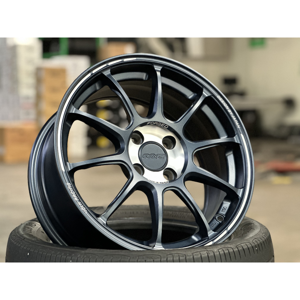 NEW 16X7J AOW ZE40 Time Attack Rim (set of 4) Blue 4X100 for City Jazz ...