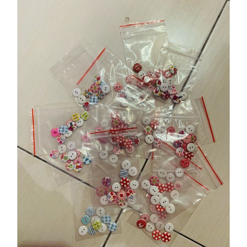 BUTANG BULAT WARNA WARNI (10 BIJI) | Shopee Malaysia