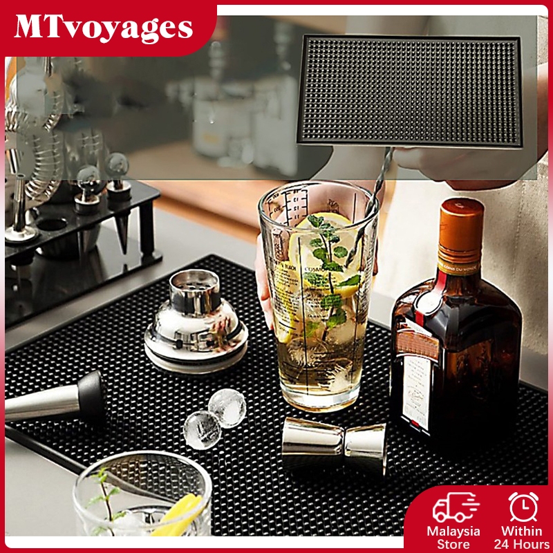 Non-slip Bar Mat Rubber Drip Spill Bar Mat Cafe Rubber Bar Mat Bar mat ...