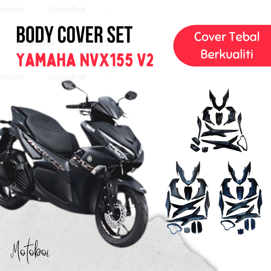 YAMAHA NVX155 V2 Full Body Cover Set Color Part Kit NVX 155 Coverset ...