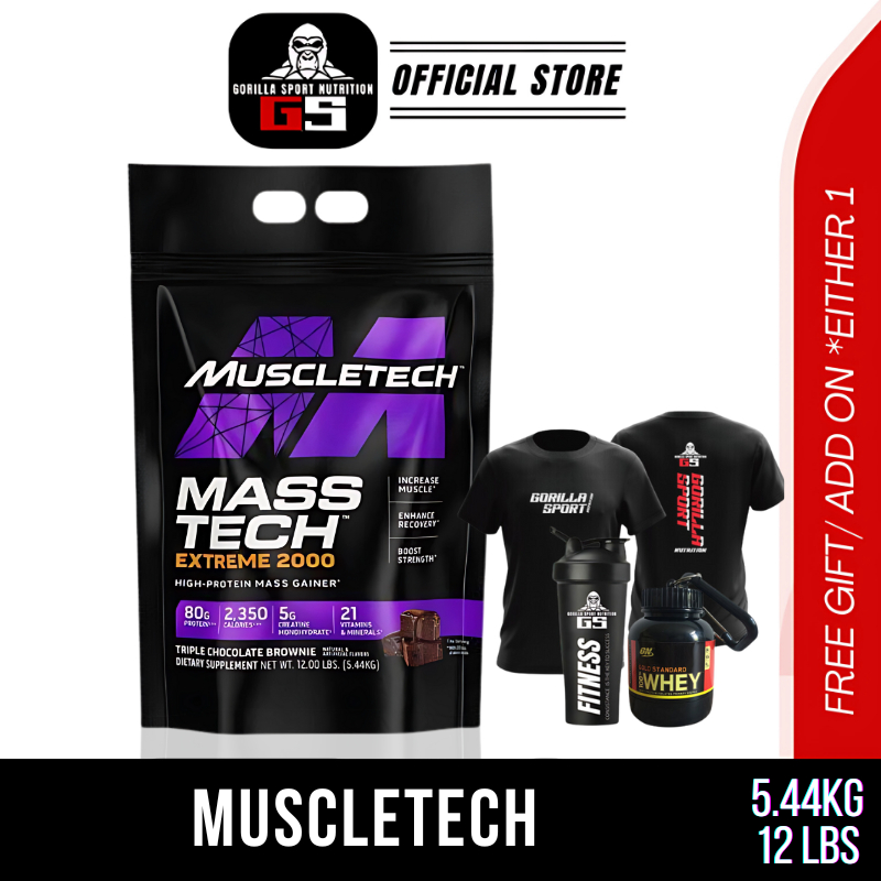 MuscleTech - Mass Tech Extreme 2000 [5.44KG / 12LBS / 10 Servings ...