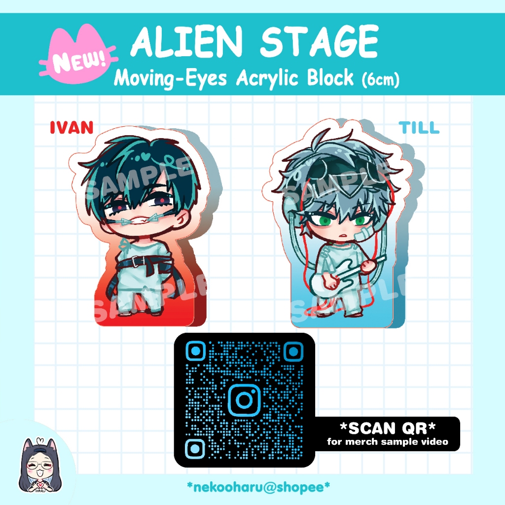 [Ready Stock] Alien Stage _ ALNST _ Standee _ Acrylic block _ Moving ...