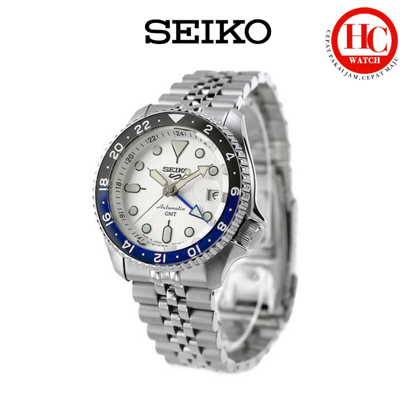 SEIKO 5 Sports SSK033K1 Automatic GMT Stainless Steel SKX 42mm Sky Blue ...