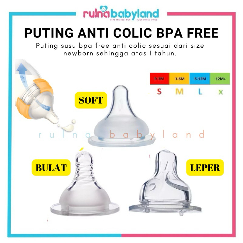 PUTING BOTOL PUPICI STANDARD NECK & WIDE NECK PUTING ANTI COLIC & ANTI TUMPAH | Shopee Malaysia