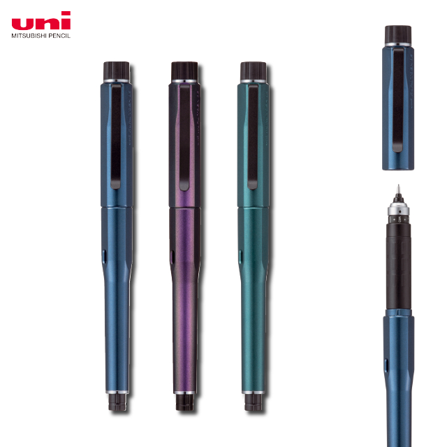 【Uni】Kuru Toga Dive Mechanical Pencil (FREE Emott Water Based Marker 0.4mm 10 Colours Set ...