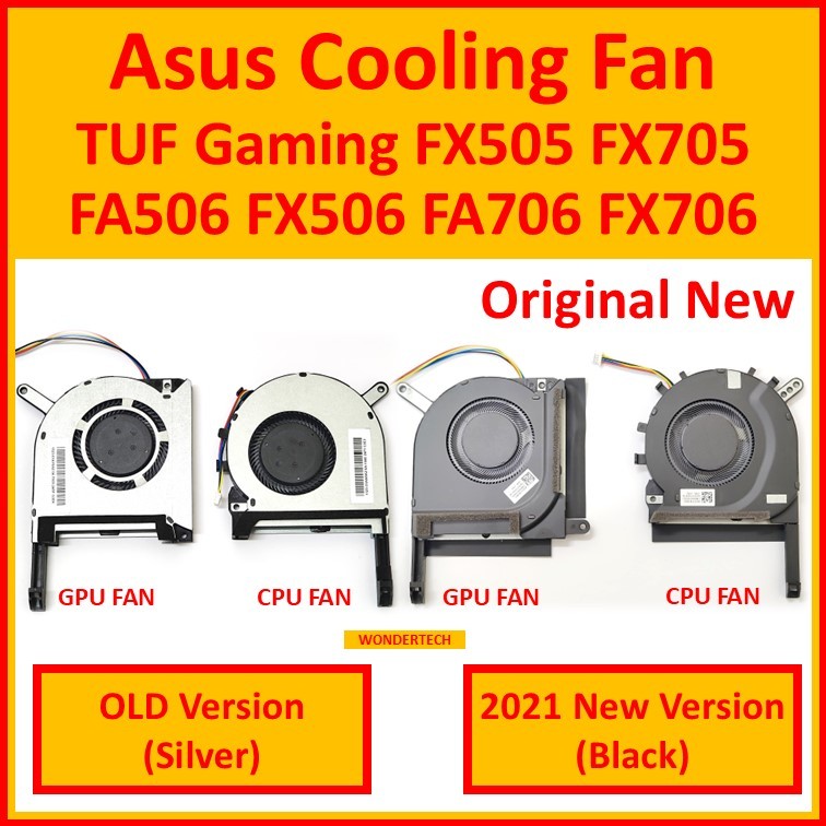 Asus TUF Gaming 505 506 CPU GPU Cooling Fan FX505 FX705 FA506 FX506 ...