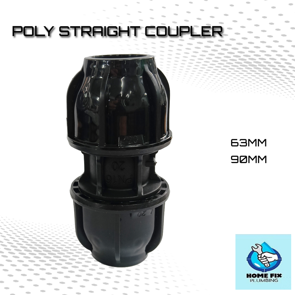 POLY STRAIGHT COUPLER / SOCKET (63MM, 90MM) | Shopee Malaysia