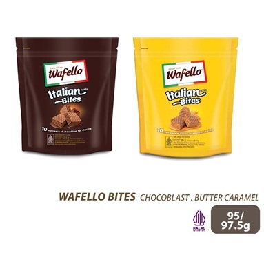 WAFELLO ITALIAN BITES CHOCO/BUTTER CARAMEL 97.5G | Shopee Malaysia