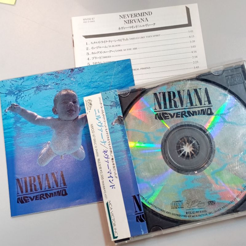JAPAN CD Nirvana - Nevermind IMPORT WITH OBI. Kurt Cobain. Not Foo ...