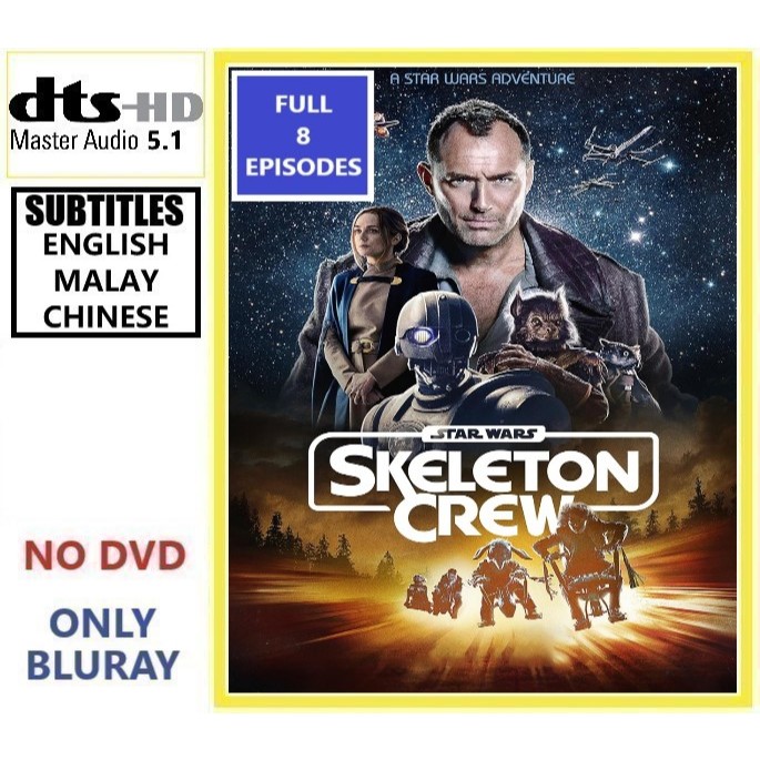 S2D59 Star Wars Skeleton Crew Season 1 (2024) [8 EPISODES] (2 DISCS ...