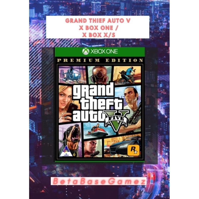Grand Thief Auto V /GTA V Premium Edition Xbox One/Xbox X/S Original ...