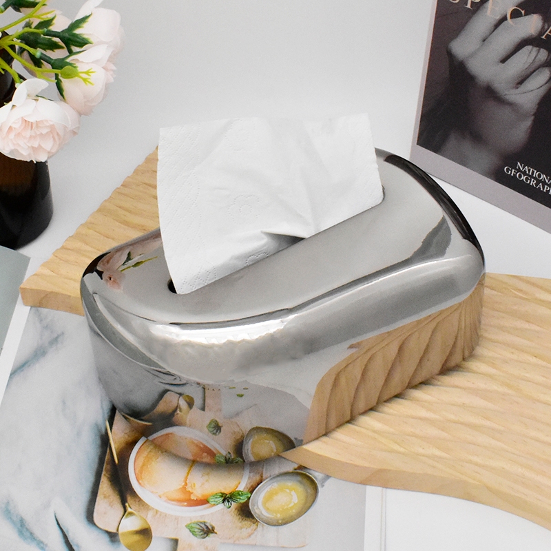 European luxury corrugated tissue box living room dining table coffee ...