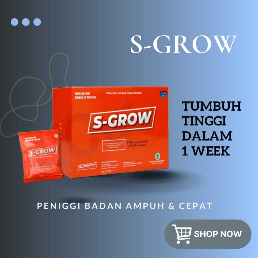 SUSU TAMBAH TINGGI BADAN S-GROW VIRAL NIKMATNYA NUTRISI TERBAIK ...