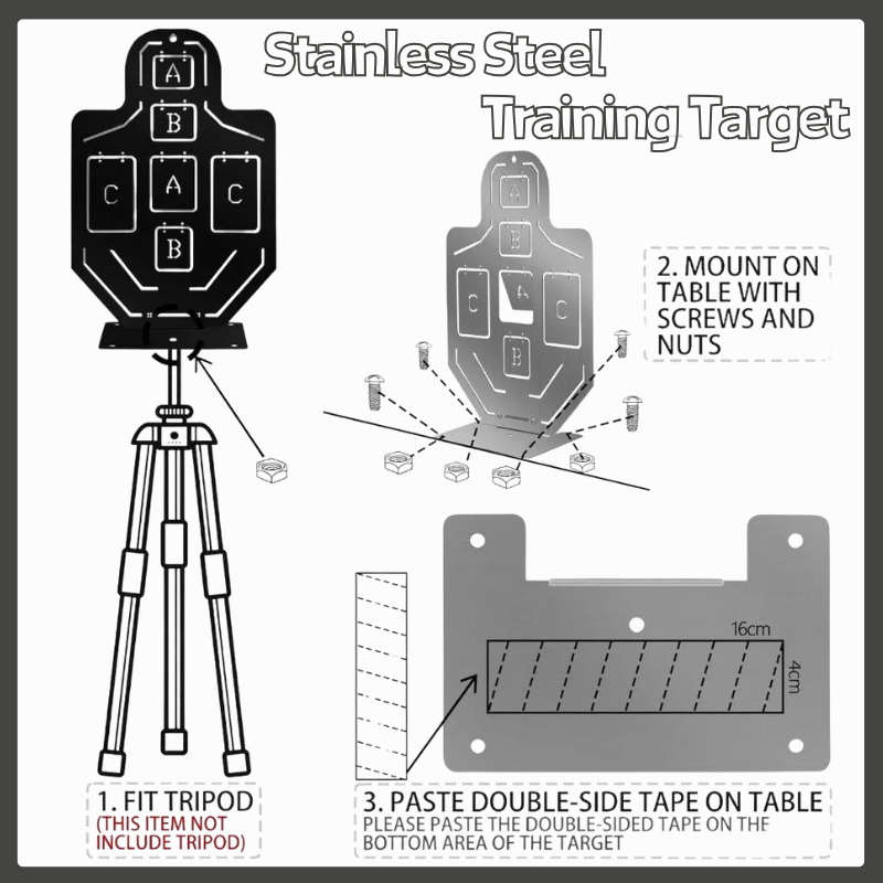 COD Stainless Steel Target Real Life Metal Target Training Target CS ...