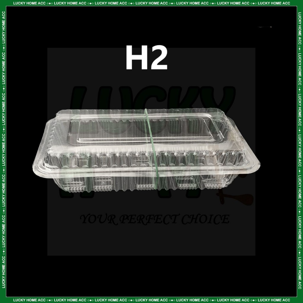 Ready Stock!!! H2 Plastic Clear Food Container GO-H2 Plastic OPS ...