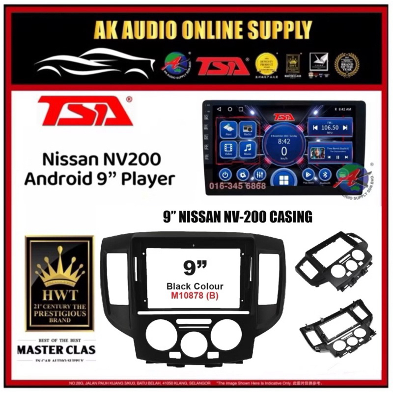 [ MTK 2+32GB ] TSA Nissan NV200 Android 9'' inch Car player Monitor ...