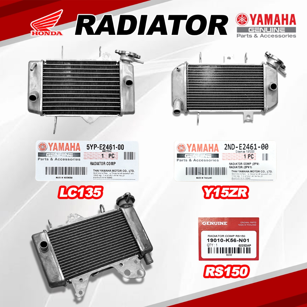 RADIATOR STANDARD Y15 LC135 RS150 Y15ZR LC 135 RS150R RS ORIGINAL ...