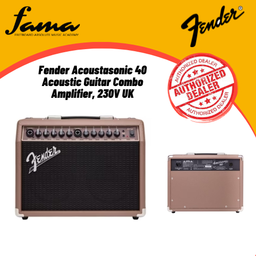 [FAMA]Fender Acoustasonic 40 Acoustic Guitar Combo Amplifier, 230V UK ...