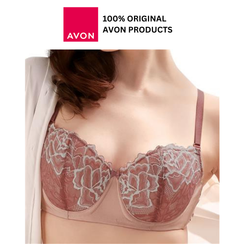 AVON Rosie Underwire UW Bra : Color- Misty Rose (Size:- 34B - 42D) ada dawai | Shopee Malaysia