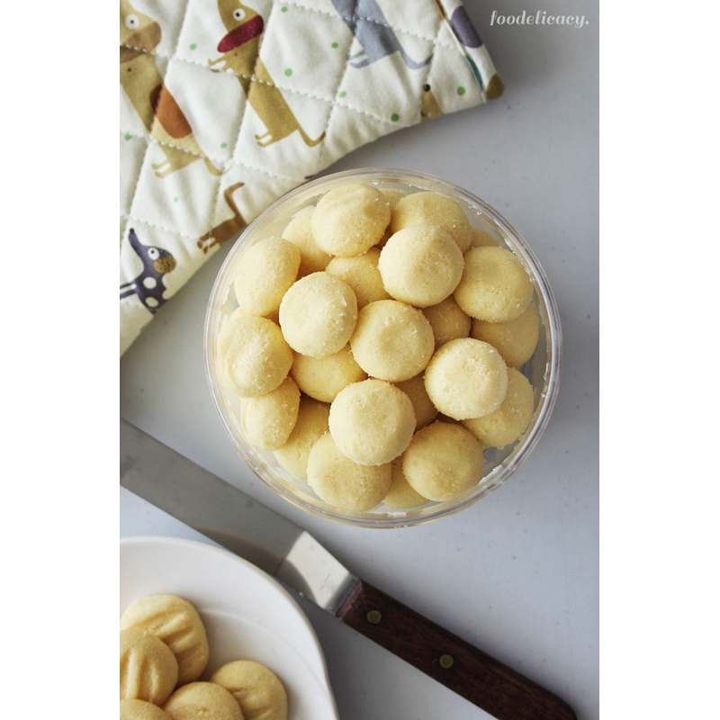 HOMEMADE BISKUT SUJI ALMOND CAIR DI MULUT , BISKUT SUJI , SUGEE BISCUIT ...