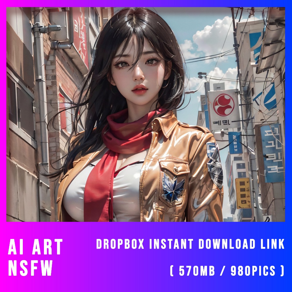 NX040 - 570mb 980pics, Nxfw Ai generated illustration art, mikasa, rosalina, bulma , 24hrs ...