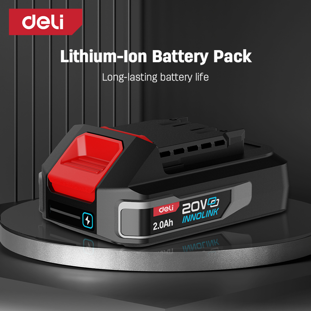 DELI Li-ion Battery Pack (20V / 2.0Ah) DE-DC20A2 | Shopee Malaysia