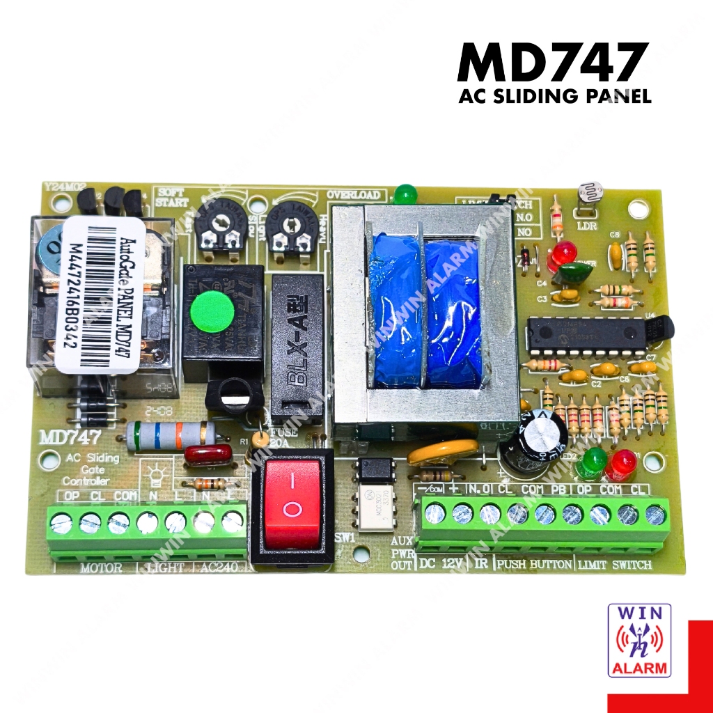 MD 747 / 869 Sliding Control Panel - AC Motor/ Celmer / Gforce / L20 ...