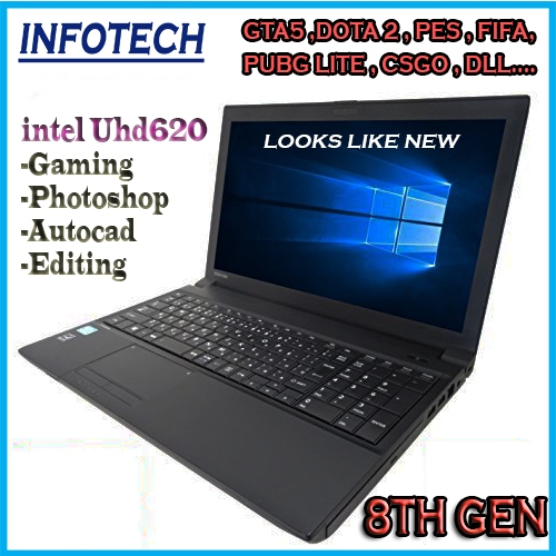 ( Gaming 8th Gen @ intel Uhd 620 ) Toshiba intel Core i7 i5 i3 7th 6th ...