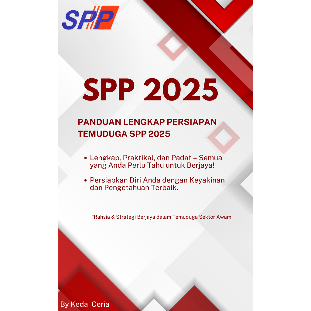 Panduan Lengkap Persiapan Temuduga SPP 2025 (PDF) | Shopee Malaysia