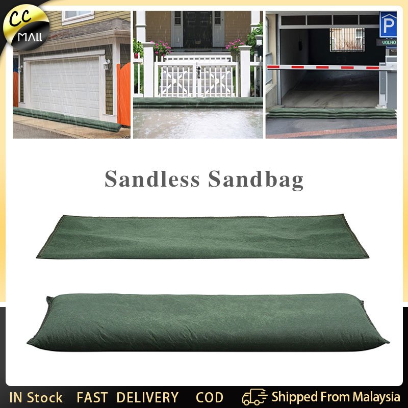 5 ft Flood Barriers Reusable Absorbent Sandless Sandbags for Anti Flood ...