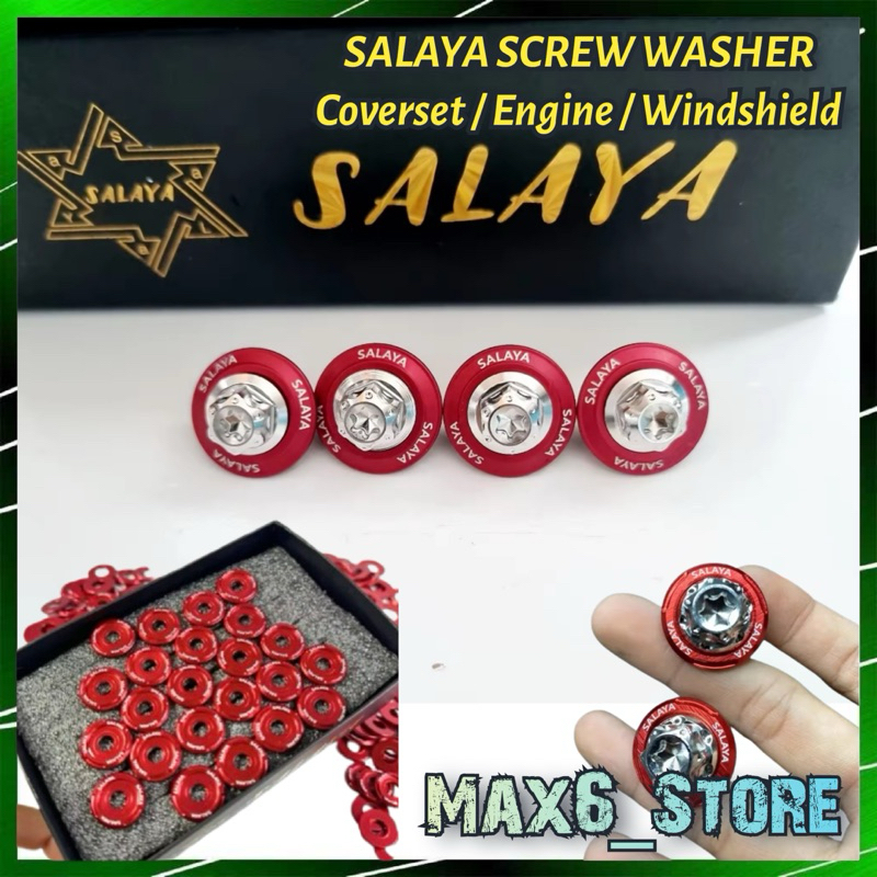 ORIGINAL SALAYA WASHER SALAYA CNC ALLOY M6 M8 M10 M12 M14 SCREW SKRU ...