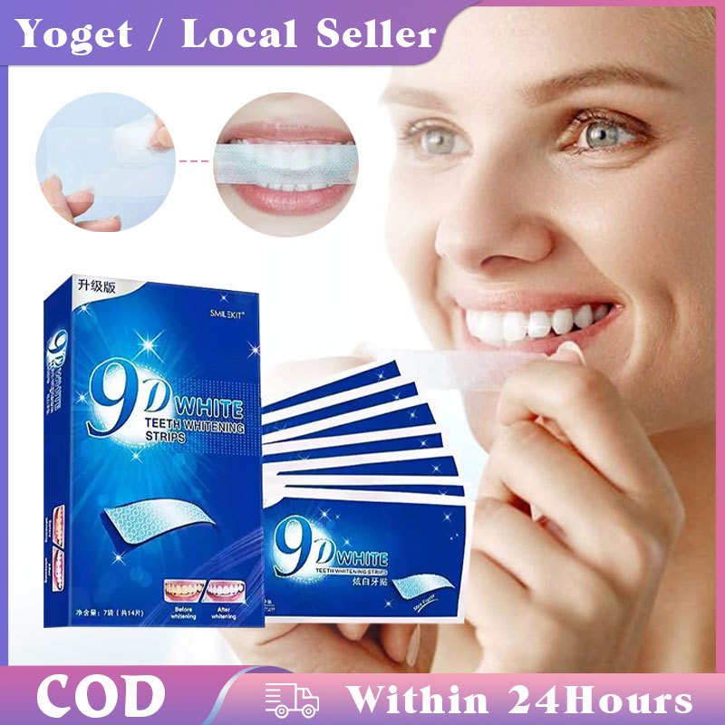 14pcs Teeth Whitening Strips / 9D Teeth Whitening Stickers / Tartar ...