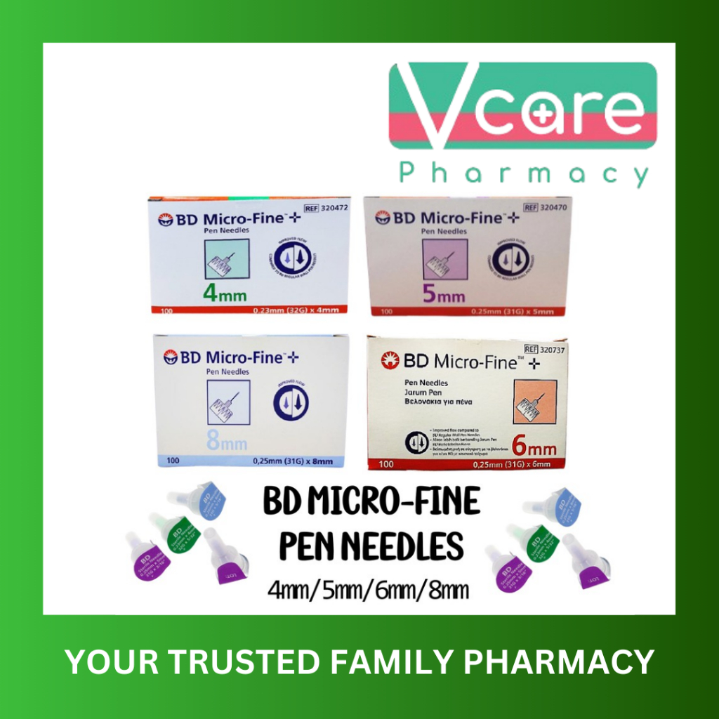 (BOX) BD MICROFINE PEN NEEDLES 4MM/5MM /6MM/8MM | Shopee Malaysia