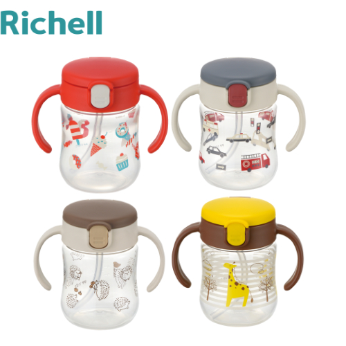 Richell T.L.I Straw Cup R For 7m+ (200ml) | Shopee Malaysia