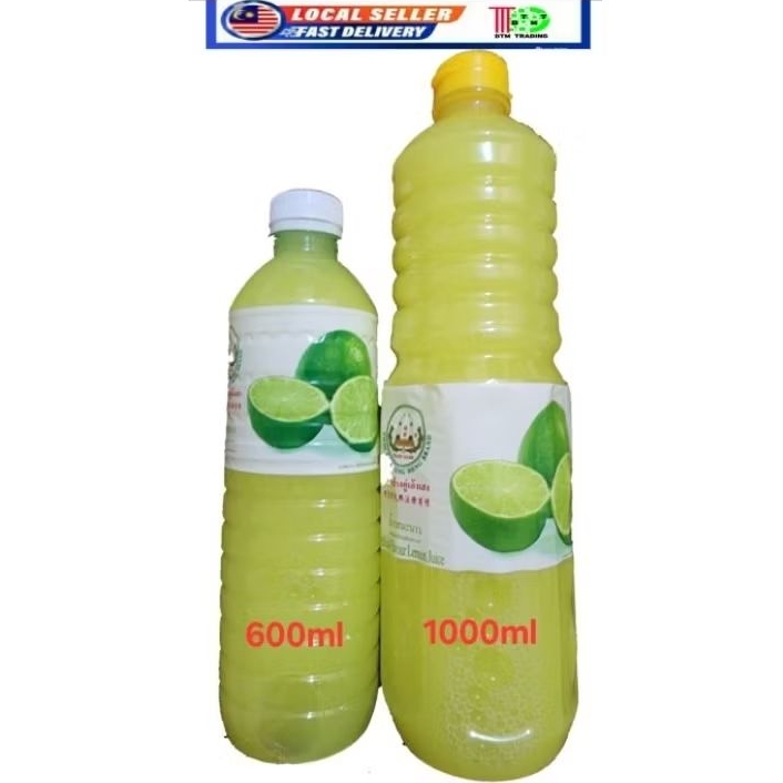 JUS LIMAU NIPIS / AIR PATI LIMAU NIPIS ORIGINAL THAILAND 600ml/1000ml ...