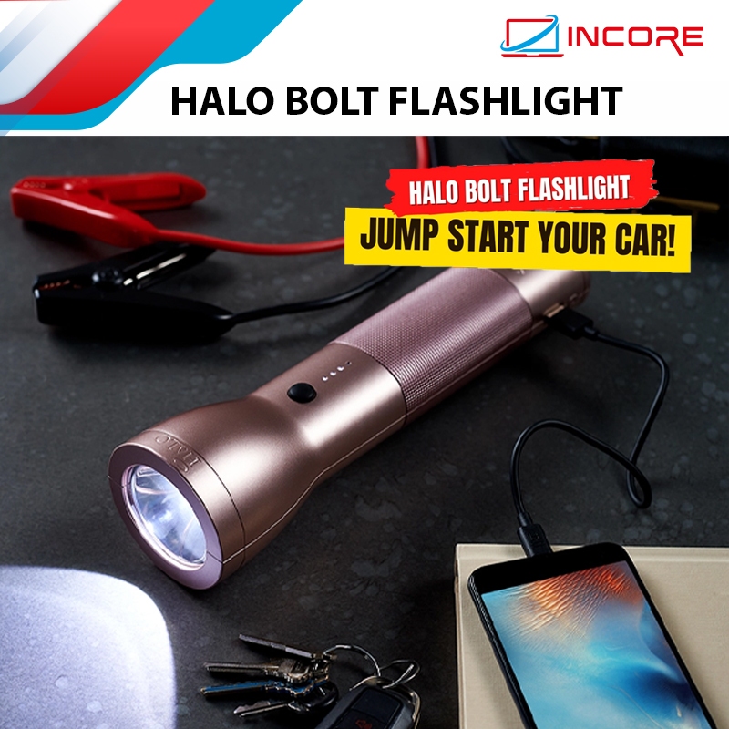 HALO Bolt Flashlight 36630mWh - Torchlight / Car Jump Start / Magnetic ...