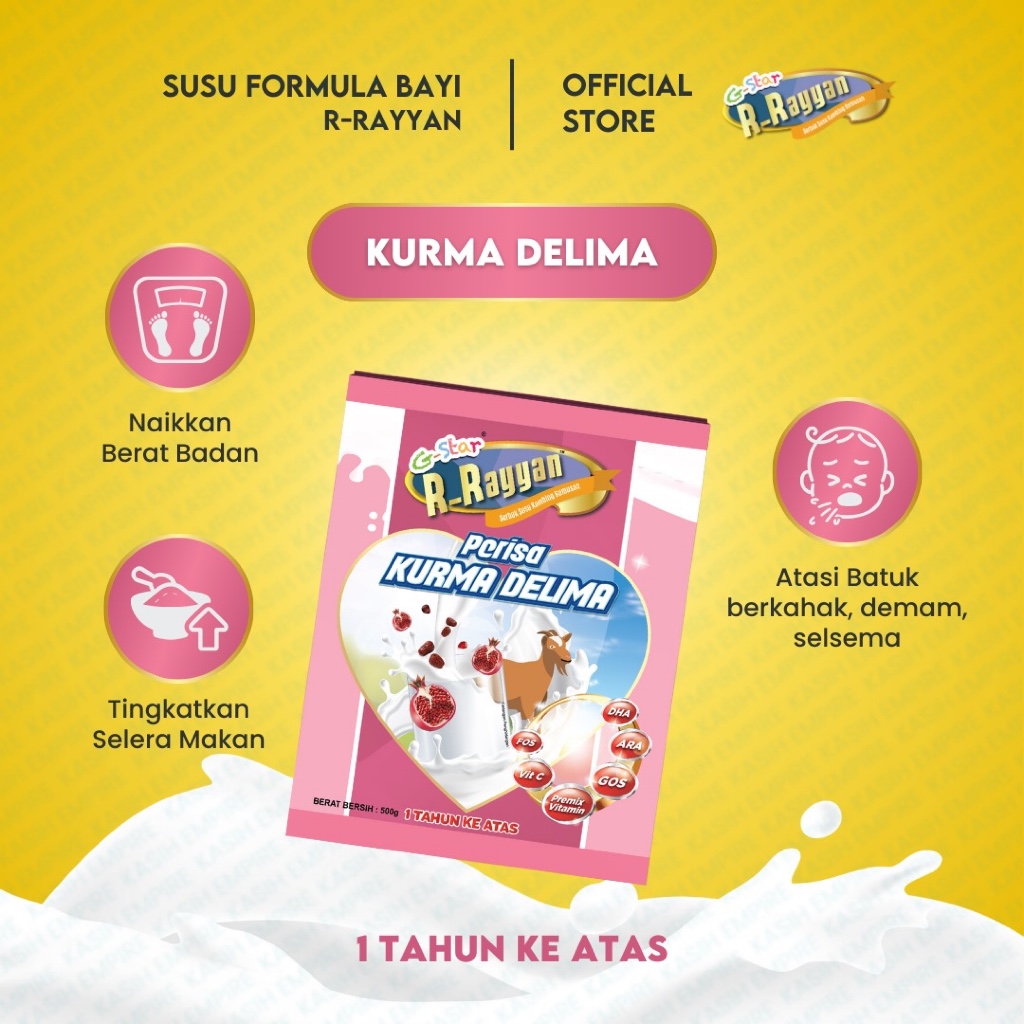 OFFICIAL STORE R RAYYAN Susu Formula 1 Tahun Ke Atas 500gram Naik berat ...