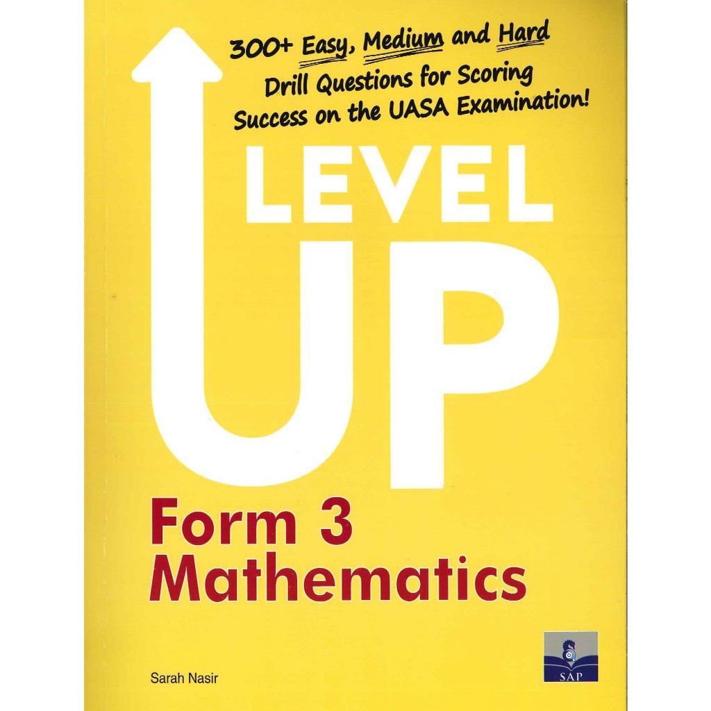 LEVEL UP FORM 3 - MATHEMATICS | Shopee Malaysia