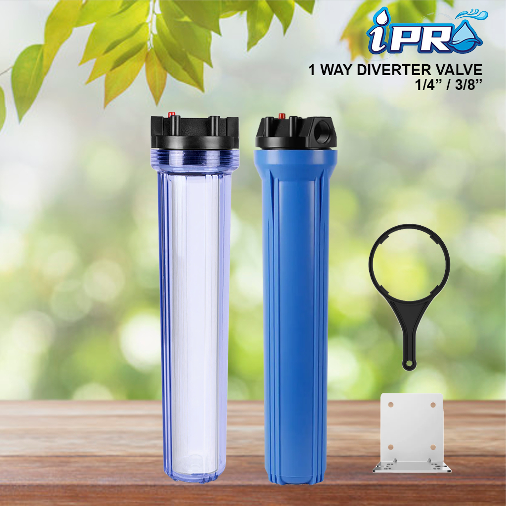 Heavy Duty 20 Inch Water Filter Housing ( Blue / Clear ) | Shopee Malaysia