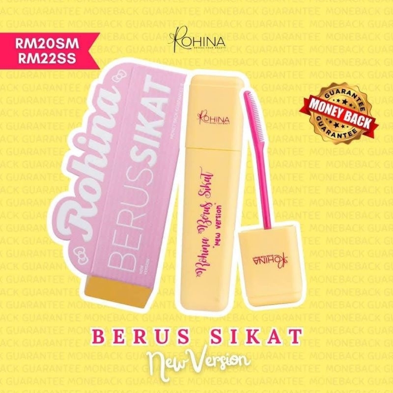 ROHINA MASCARA GOLD/PINK EDITION/MINI MASCARA | Shopee Malaysia