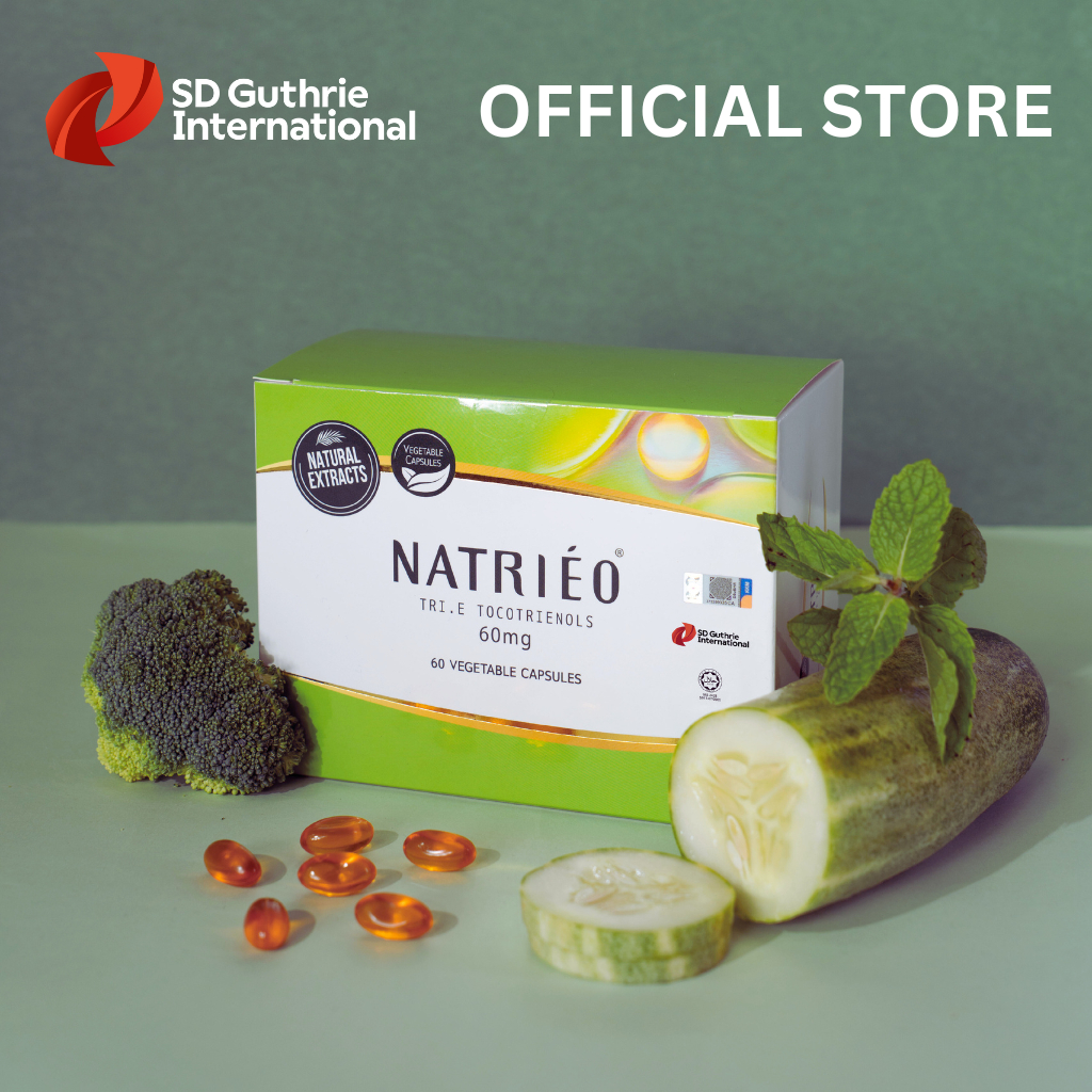 NATRIEO Vegan BIOMAX Tri.E Tocotrienols 60mg (60 Softgel Capsules ...