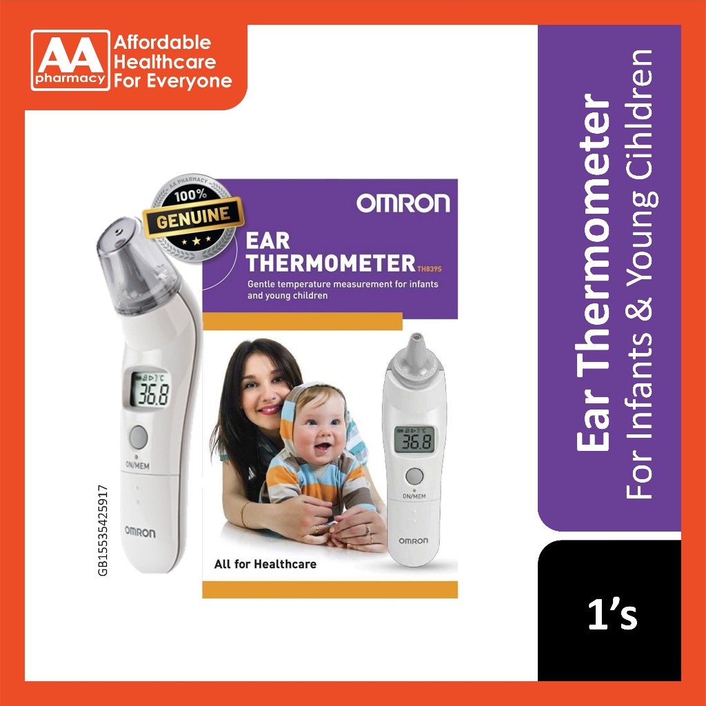 Omron Ear Thermometer (Model: TH839S) 1's | Shopee Malaysia
