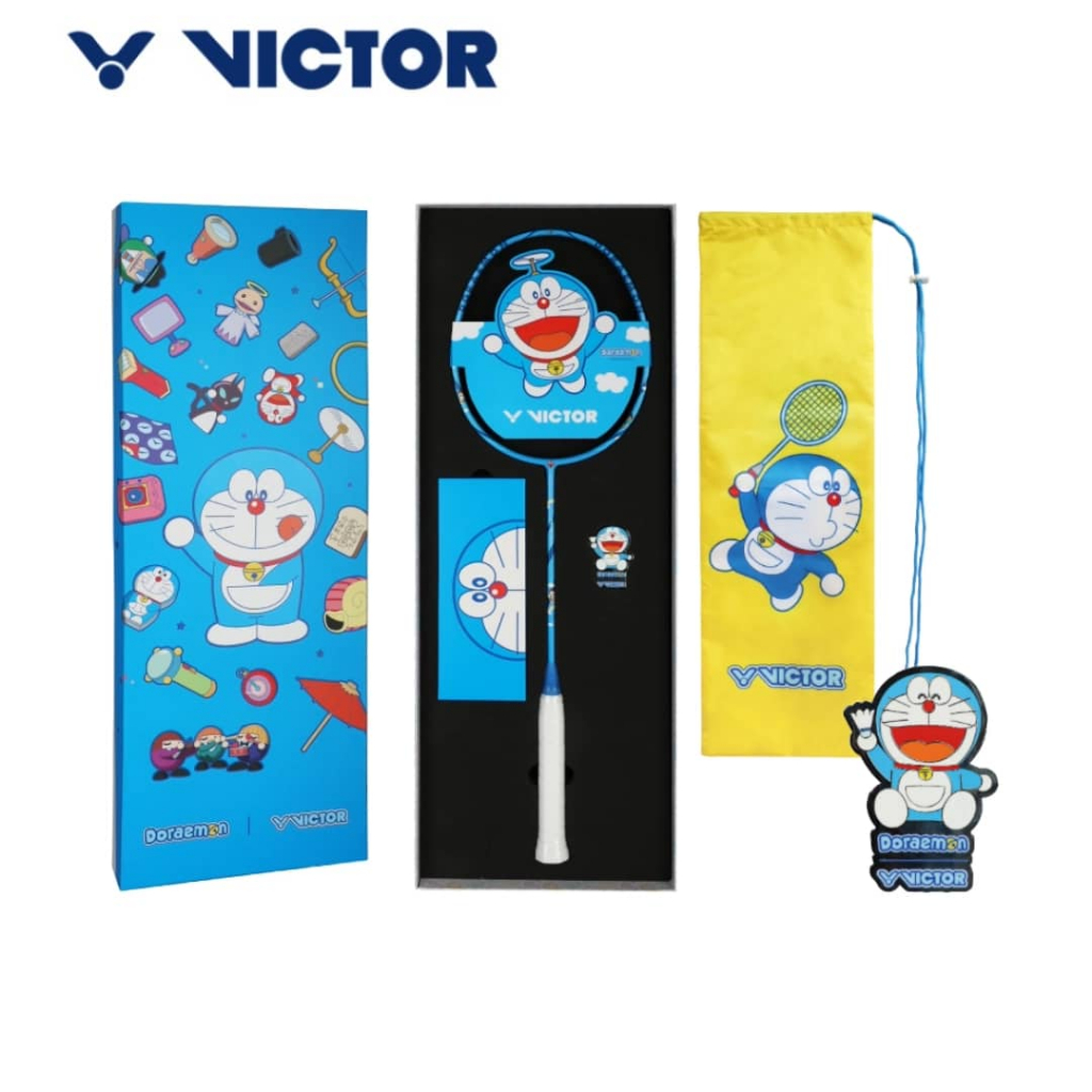VICTOR X Doraemon Collaboration Badminton Racket (Free Gift Box ...