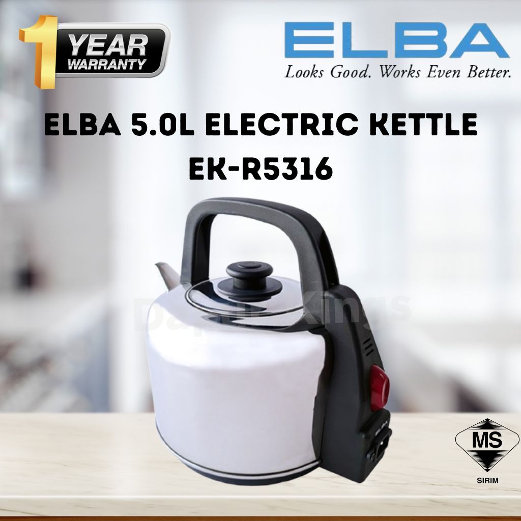 [LOWEST PRICE] NEW Elba 5L Stainless Steel Electric Kettle [EK-R5316 ...